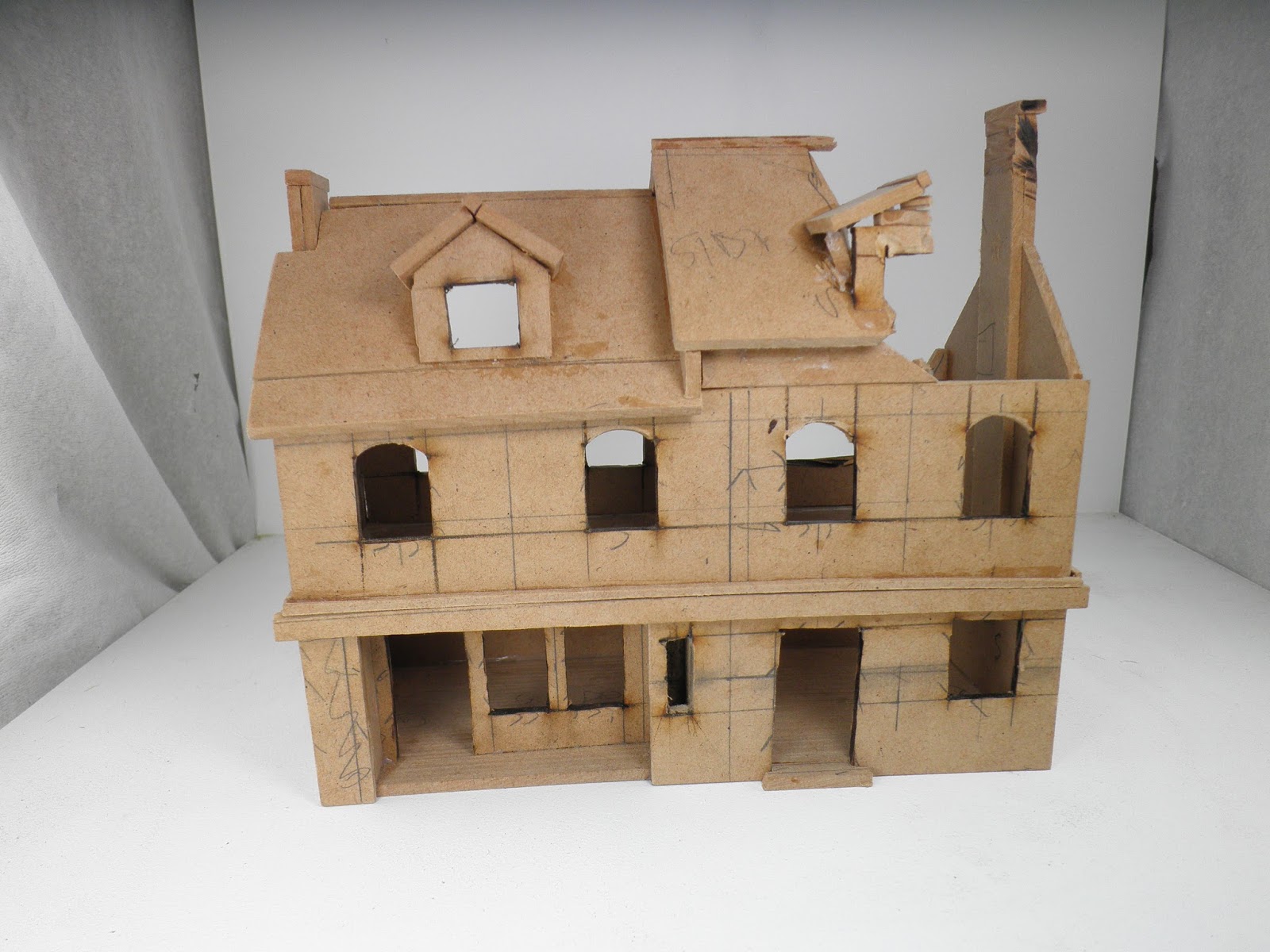JOHN BOND's WARGAMING STUFF: DIY MDF BUILDINGS, Part 1 28mm
