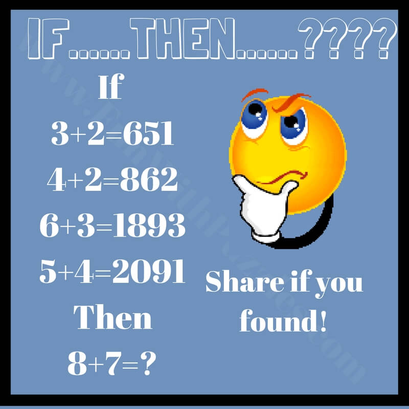 Logic Puzzles or Math Questions for School Students