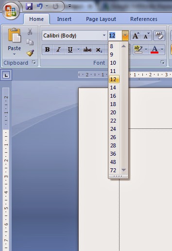 Cara mengatur jenis, ukuran dan warna huruf (font) pada microsoft ...