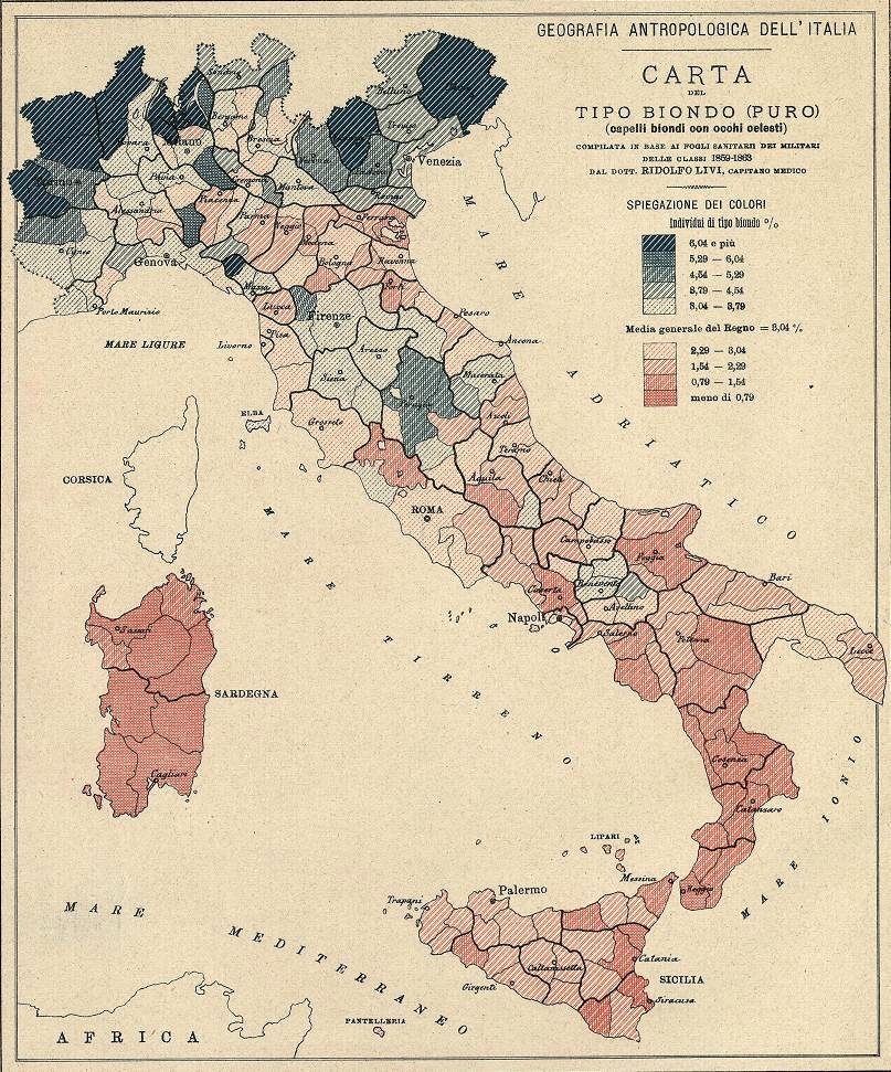 Italianthro: Clinal Differences in Pigmentation