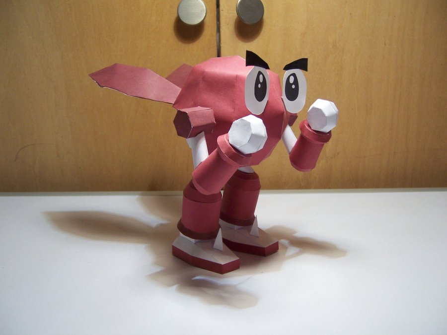 Robo Pit Papercraft - RB Red | Papercraft Paradise | PaperCrafts ...