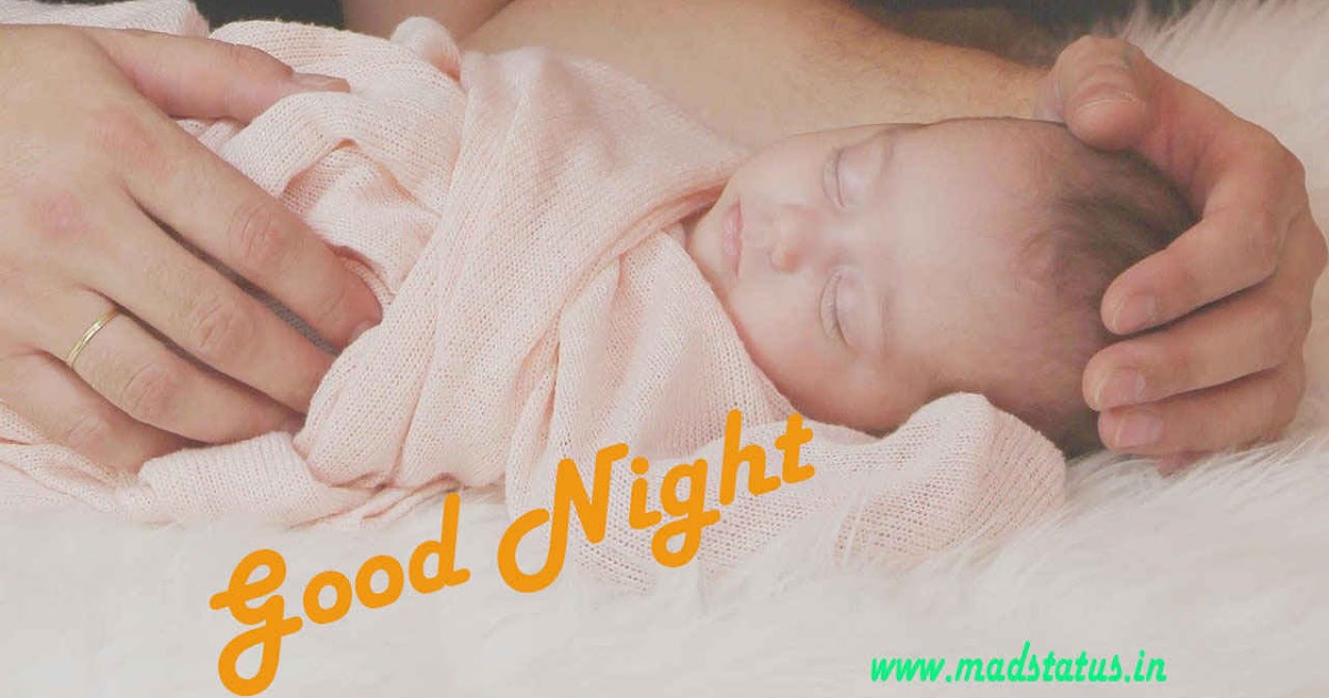 good night cute baby images with quotes