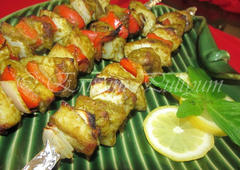 Erivum Puliyum: Special Tandoori Basil Fish Tikka