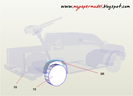 Papercraft and Papermodel: Libyan Technical Vehicle Instruction