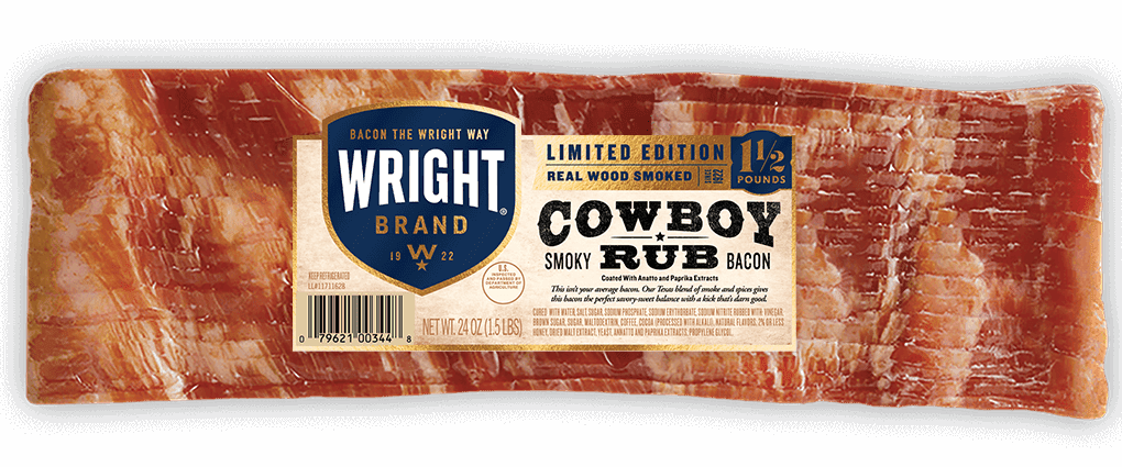 Wright Cowboy Rub Smoky Bacon $3.74 Each (Usually $8.98!)