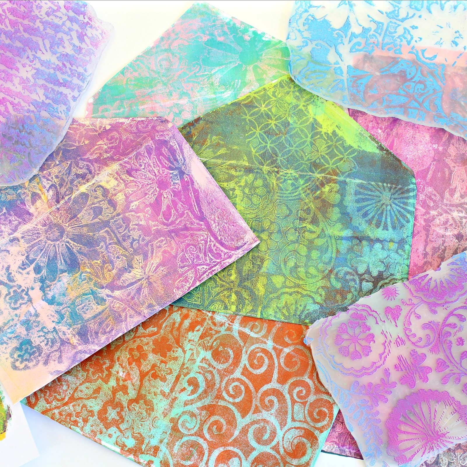 Mark Montano: Rubber Stamp Texture Plates