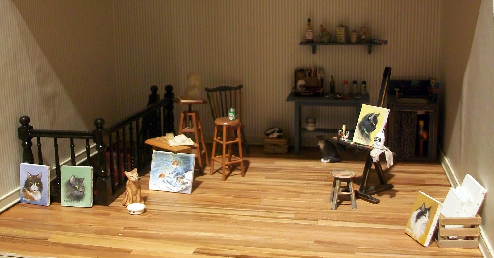 Marquis Miniatures - Rustic Realism: Dollhouse Exhibit at the Wenham Museum