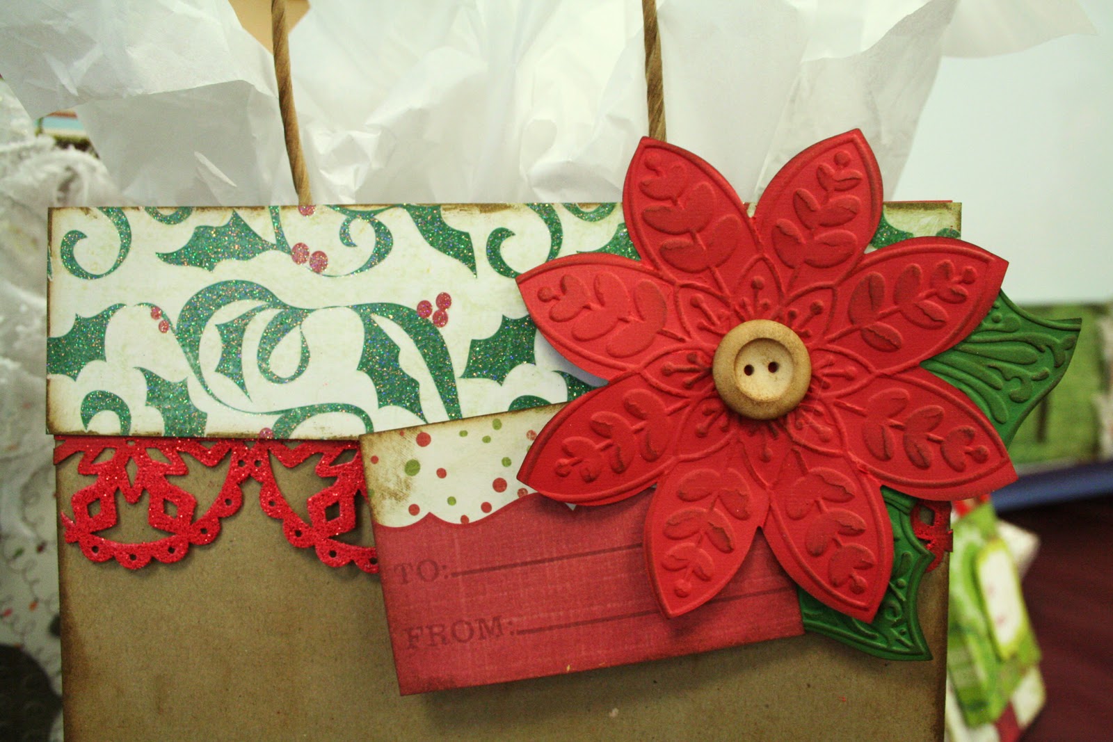 Oh My Crafts Blog: Day 1 - Do It Yourself Christmas Gift Bags