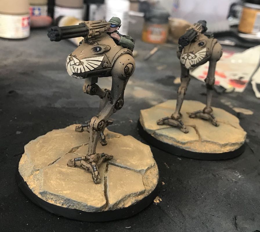 40k Hobby Blog: Original Imperial Guard Sentinels