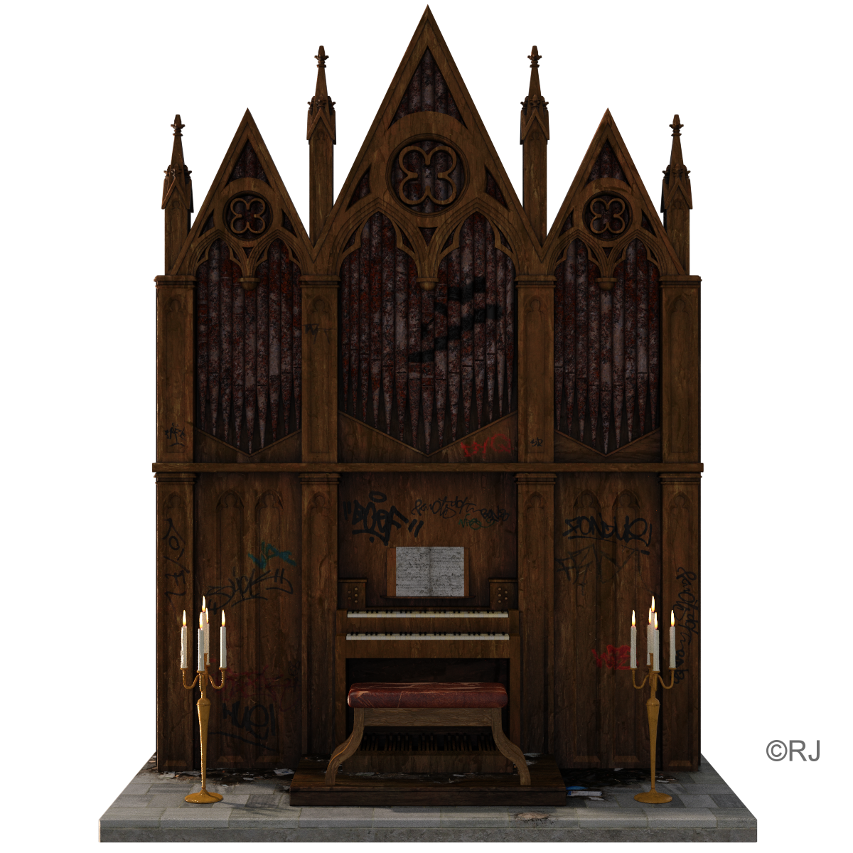 RJs Bits Bobs Props & Pieces: Pipe Organ