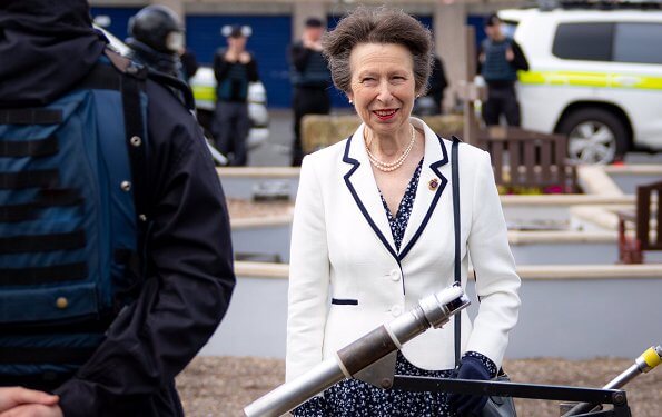 Princess Anne visited the Royal Logistic Corps in Northern Ireland