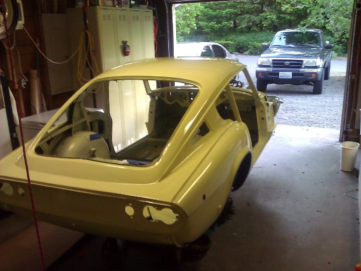1973 Triumph GT6 Mk3: Body Back on the Frame!