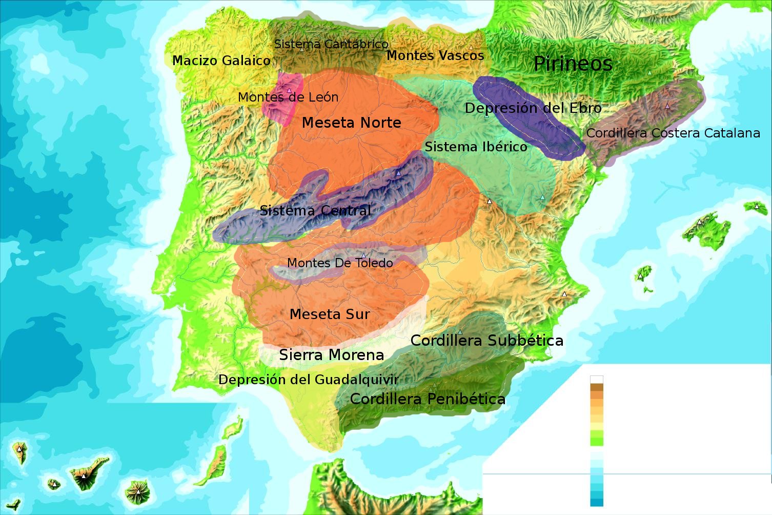 Alex: Unidades de Relieve de la Península Ibérica