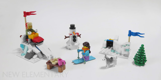 LEGO® Iconic review & alt builds: 40424 Winter Snowball Fight | New ...