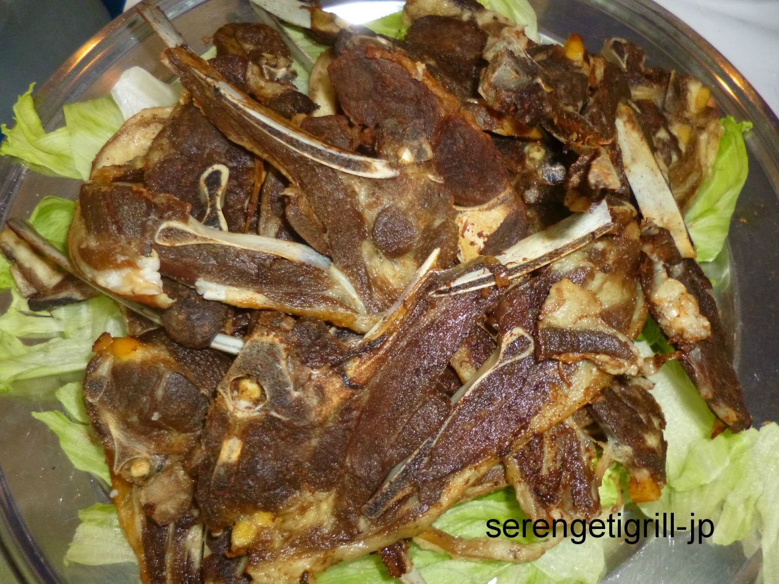 SERENGETI GRILL: GRILLED GOAT MEAT