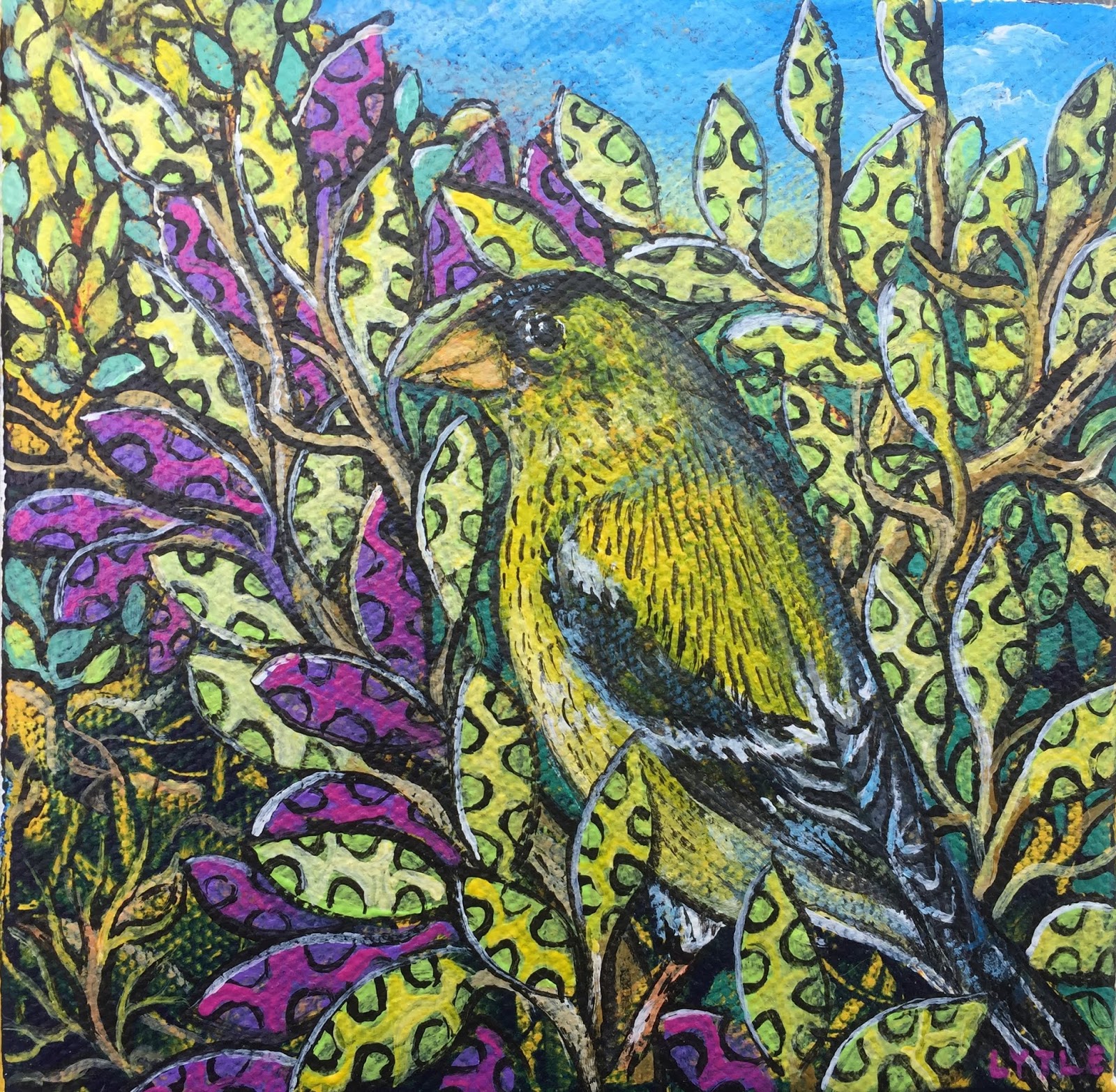 Lytle: Five Small Paintings by Joe Lytle Last Week of March 2020