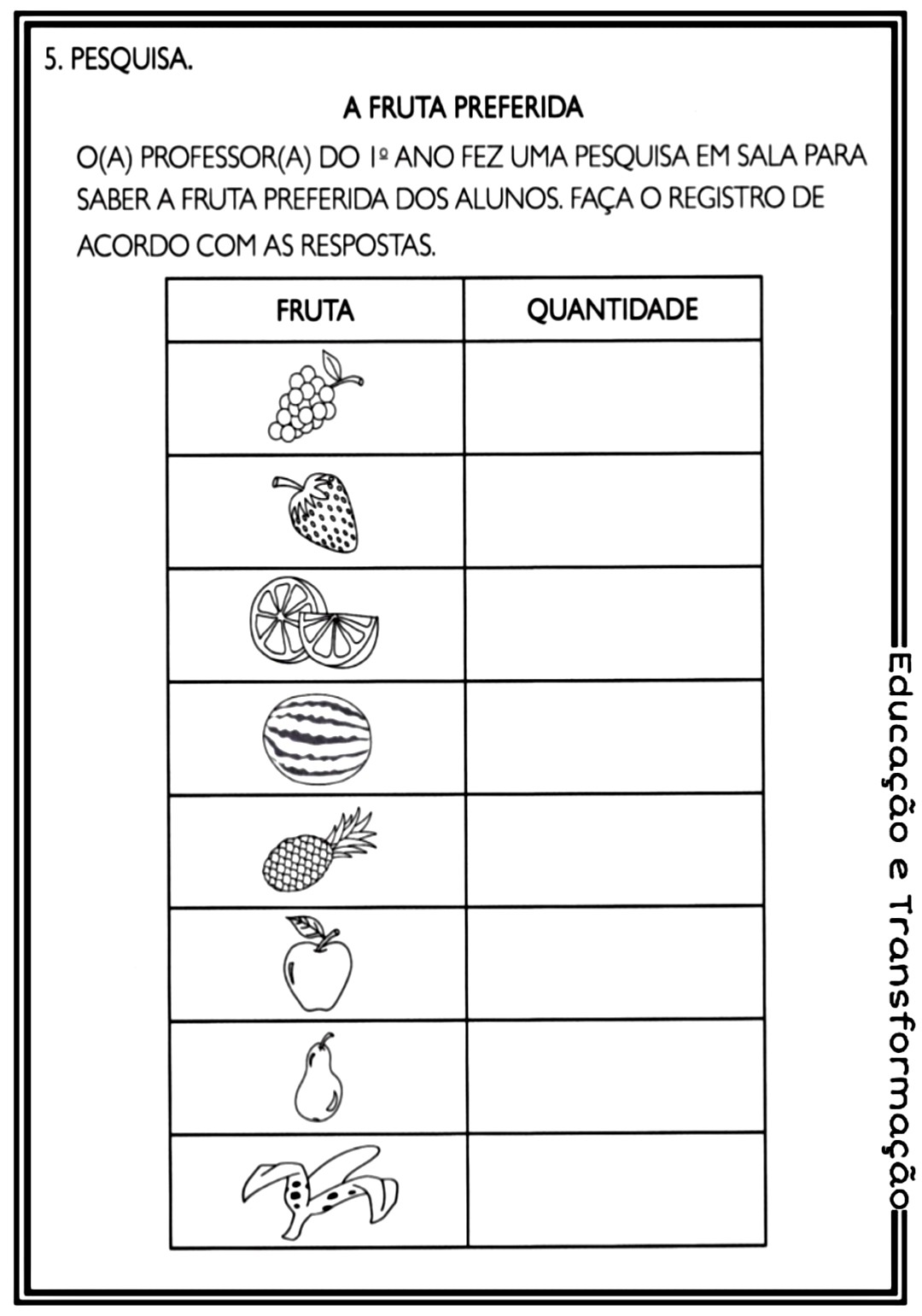 Matemática: ideia de quantidade Atividade de matemática para trabalhar ...