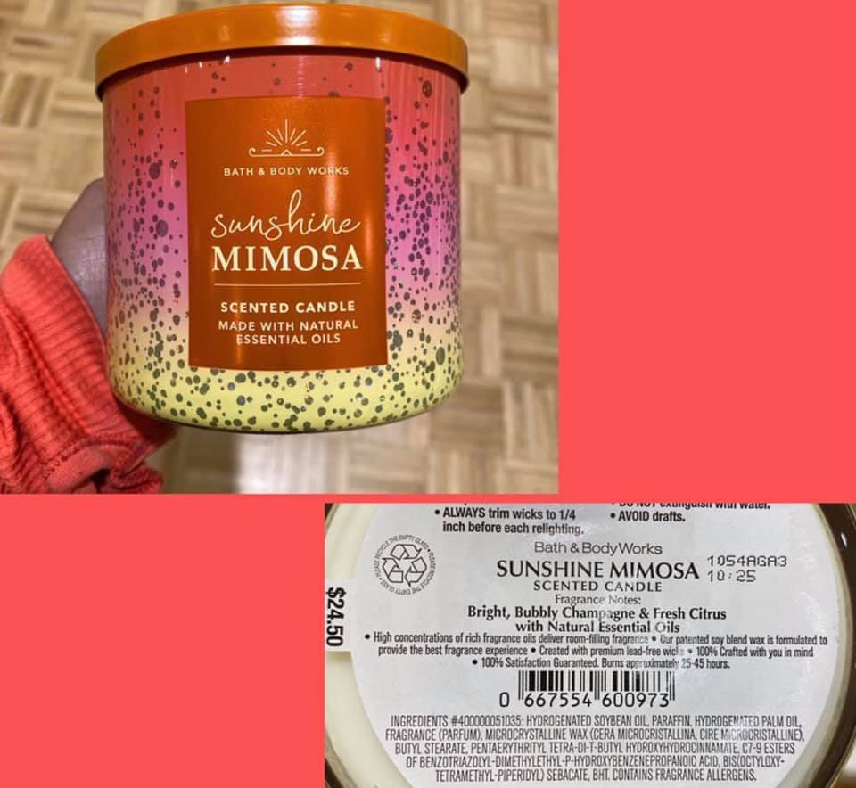 Life Inside the Page: Bath & Body Works | New Sunshine Mimosa Signature ...