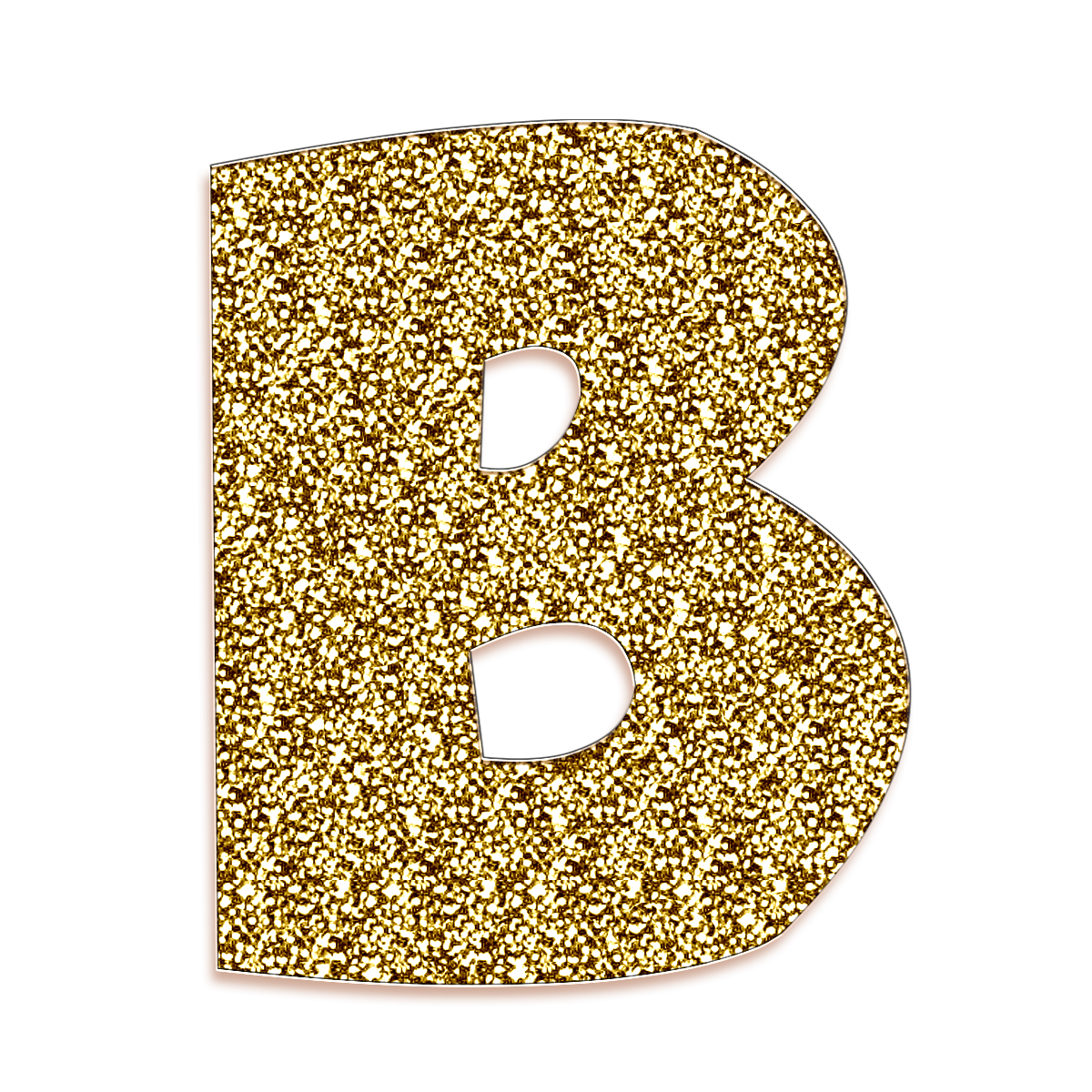 Alfabeto Com Letras Douradas E Glitter GrÁtis Para Imprimir E Formar
