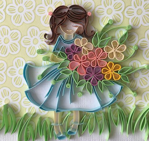 Little Girl - Art's Quilling