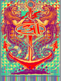 INSIDE THE ROCK POSTER FRAME BLOG: Munk One 311 Cruise Posters Release ...