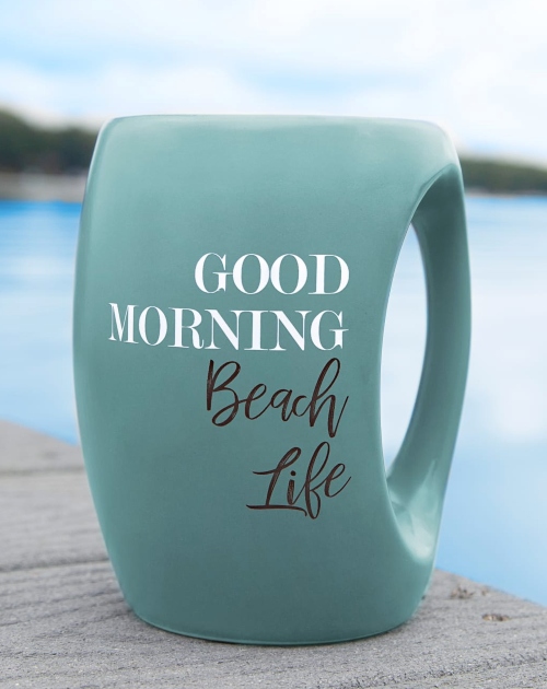 Coastal Nautical Beach Mugs & Cups | Sea Inspired Designs & Quotes