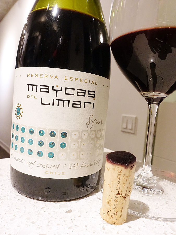 Maycas del Limarí Reserva Especial Syrah 2008 (Chile) - Wine Review