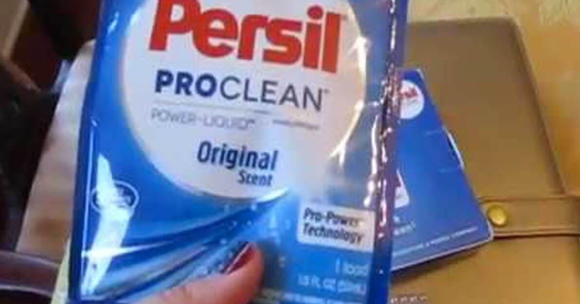Free Persil Original Laundry Detergent Sample At Walmart Freeosk Free