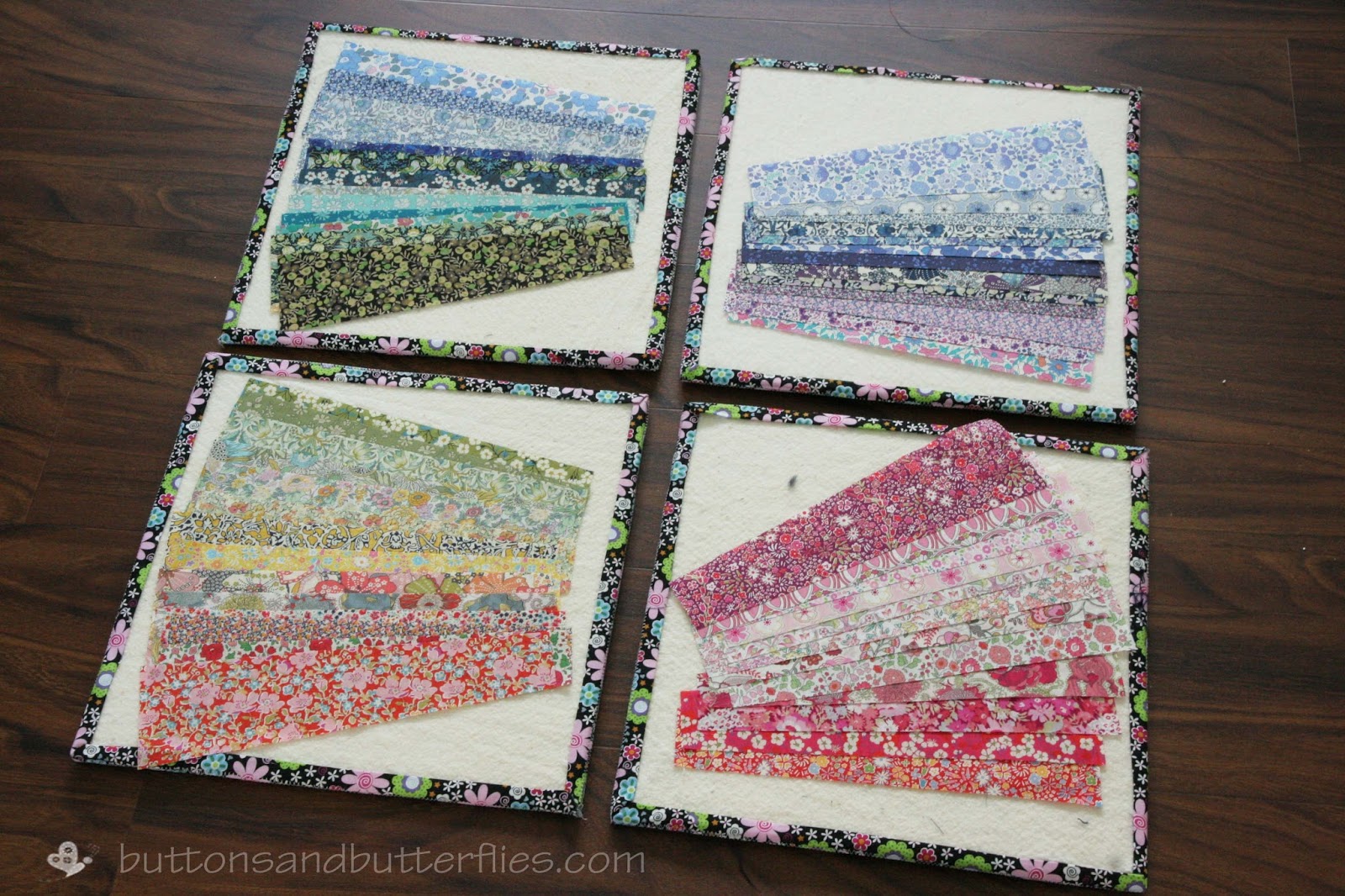 Buttons and Butterflies: Liberty Color Wheel {Quilt}