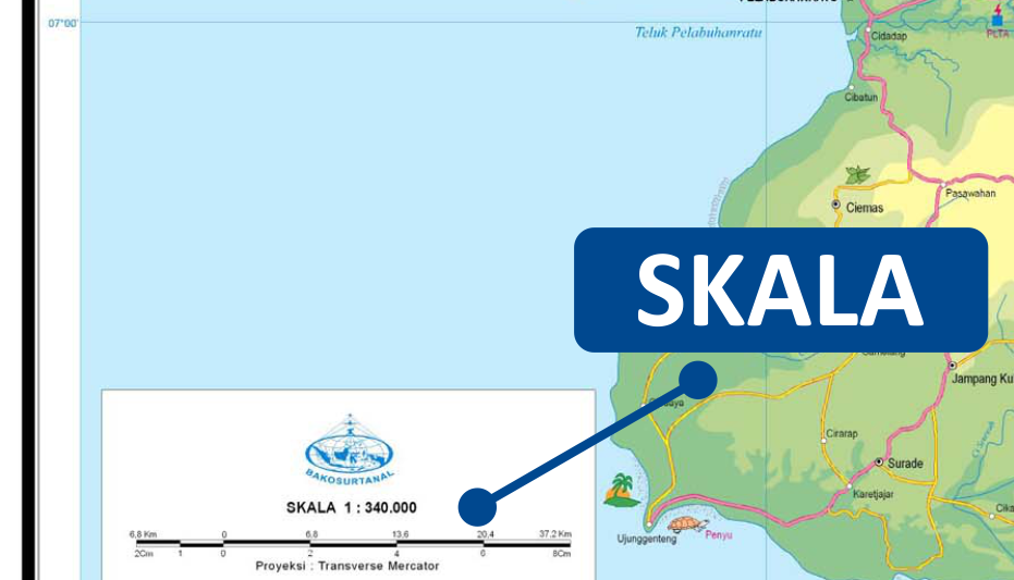 Komponen Peta - Zona Geografi