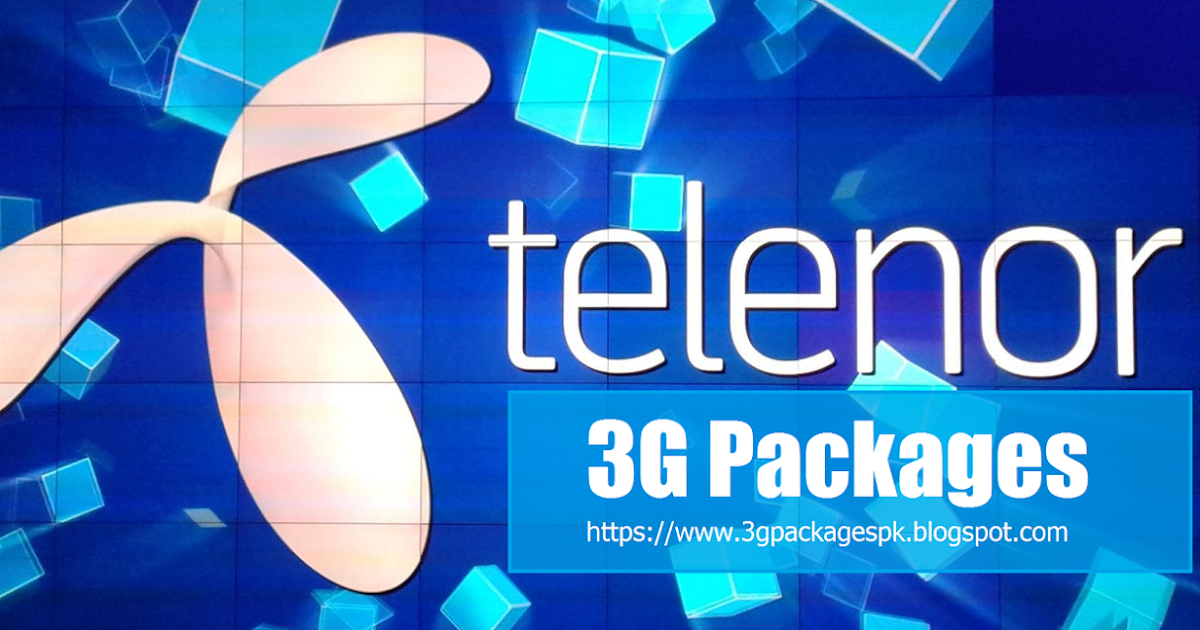 3g Internet Packages in Pakistan: Telenor 3G Packages - Daily, Weekly ...