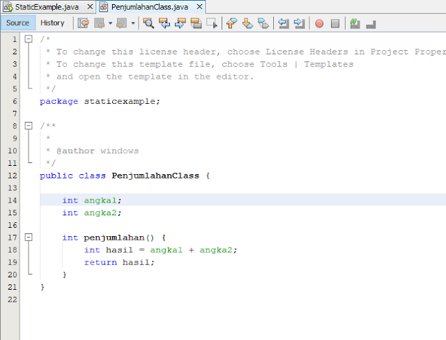 Mengenal Class, Method Static dan Non Static Serta Contohnya di Java ...