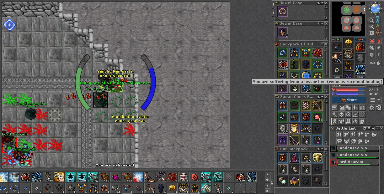 Novas Condições de Status: Lesser Hex & Greater Hex - Tibia Life