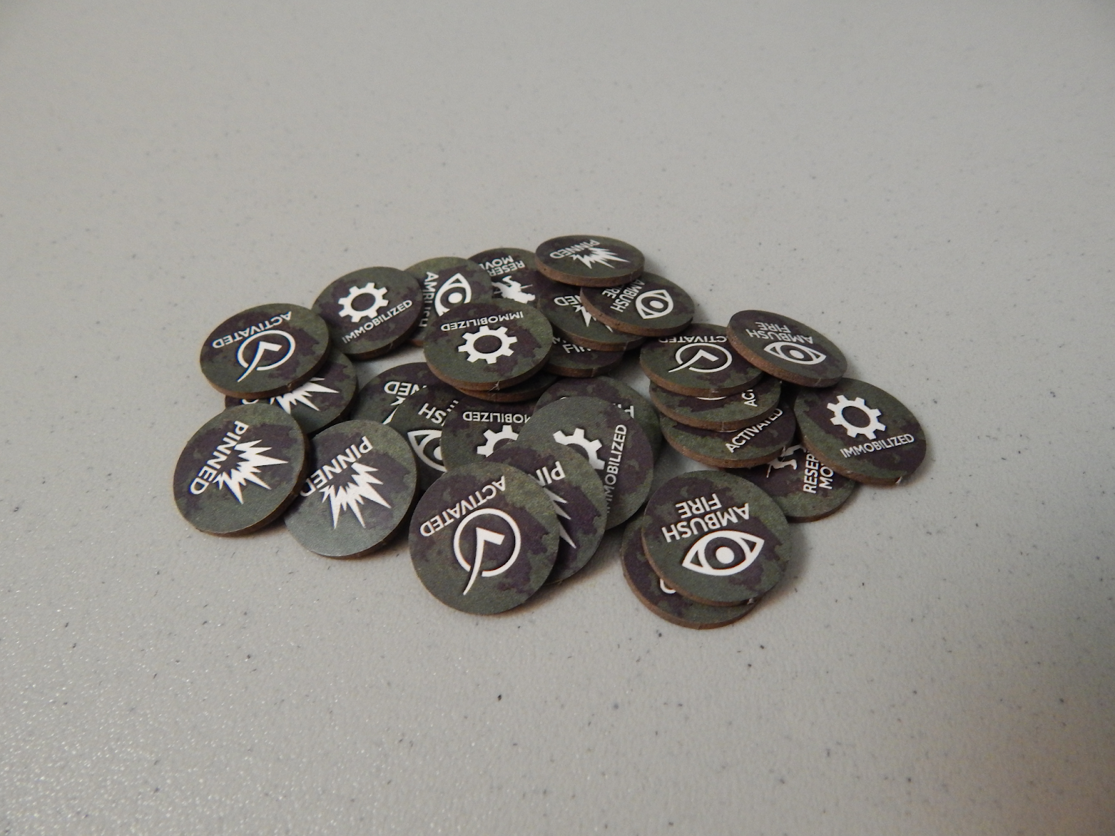 My Miniature Mischief: Battlegroup Tokens (WW2 gaming aids!)