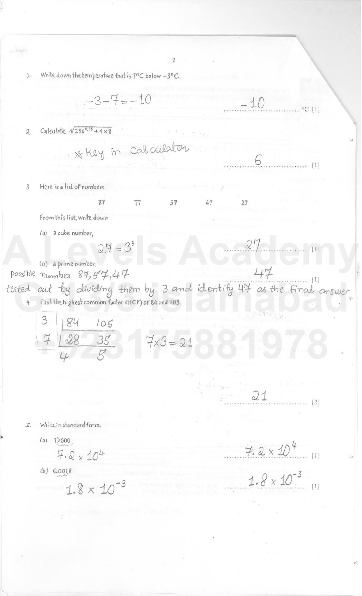 IGCSE Mathematics (0580) Solved Past Papers 2021-2004 Cell ...