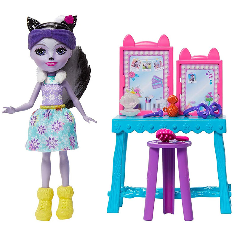 Enchantimals Sage Skunk Wonderwood Theme Pack Stinkin' Cute Vanity ...