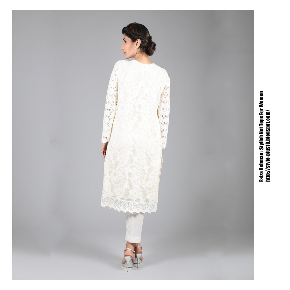 Faiza Rehman : Trendy Net Tops For Women (Perfect Choice For Eid)