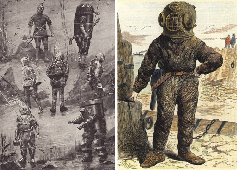 Ξωτικό: Παράξενες στολές δυτών