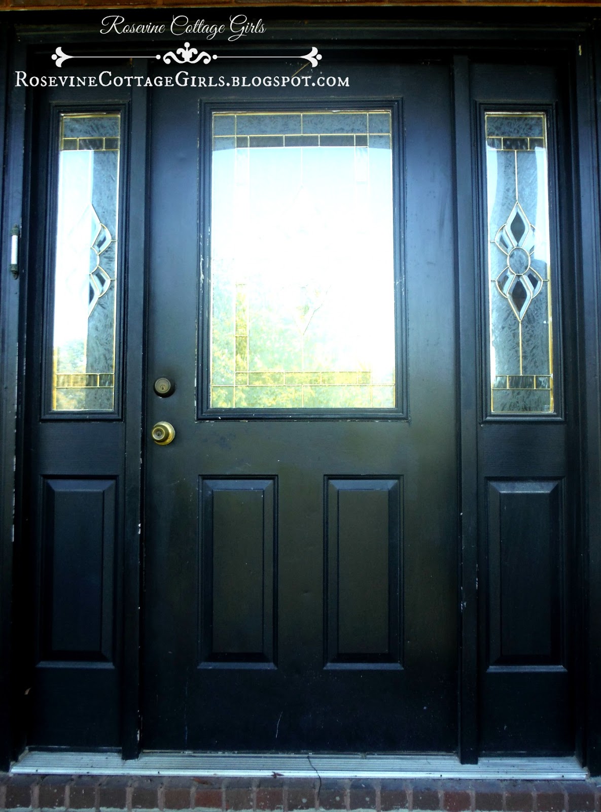 French Script Door Number Tutorial