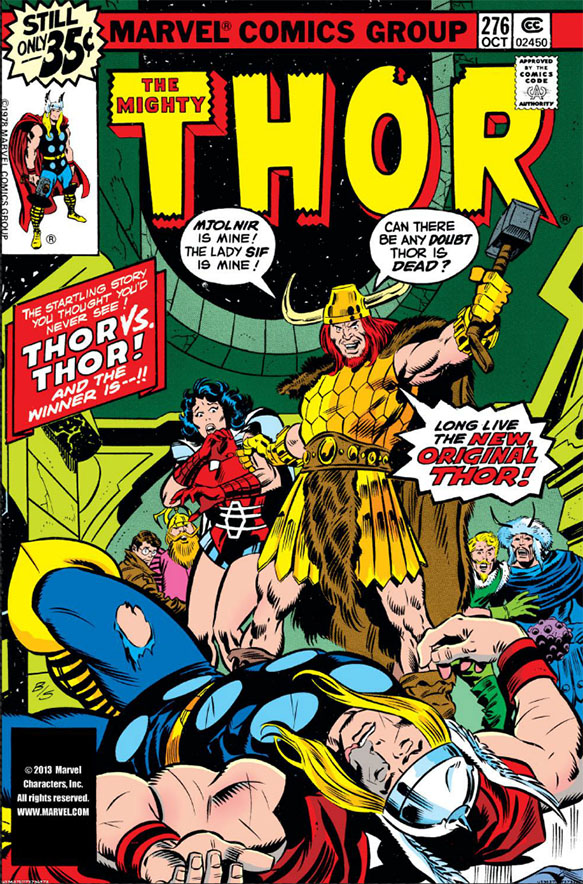 The Peerless Power of Comics!: Just In Time for Ragnarok--The New Thor!