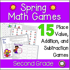 Primary Inspiration: Spring Math Games with Dice and Dominos