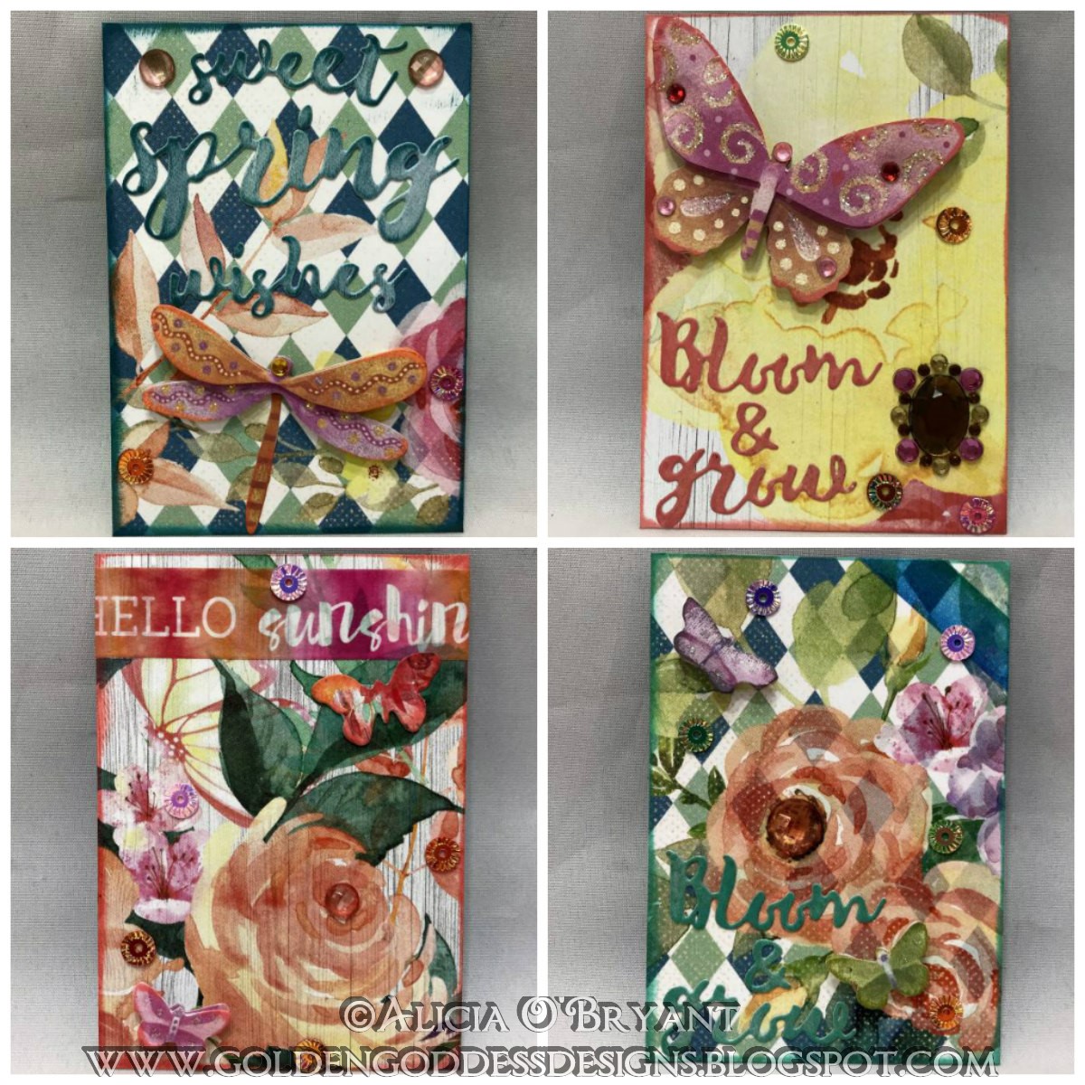 Golden Goddess Designs: Quick Quotes Spring Pocket Letter and ATC's