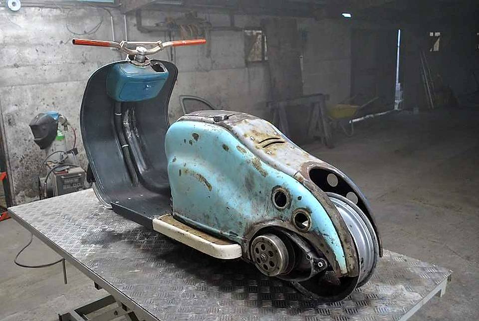 Lambretta Brasil: LAMBRETTA LD 1957 CUSTOMIZADA