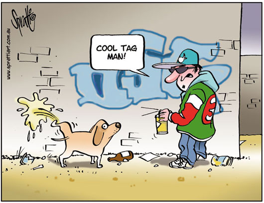 Wonderful Graffiti: 20 + Cartoon Graffiti Wall Picture