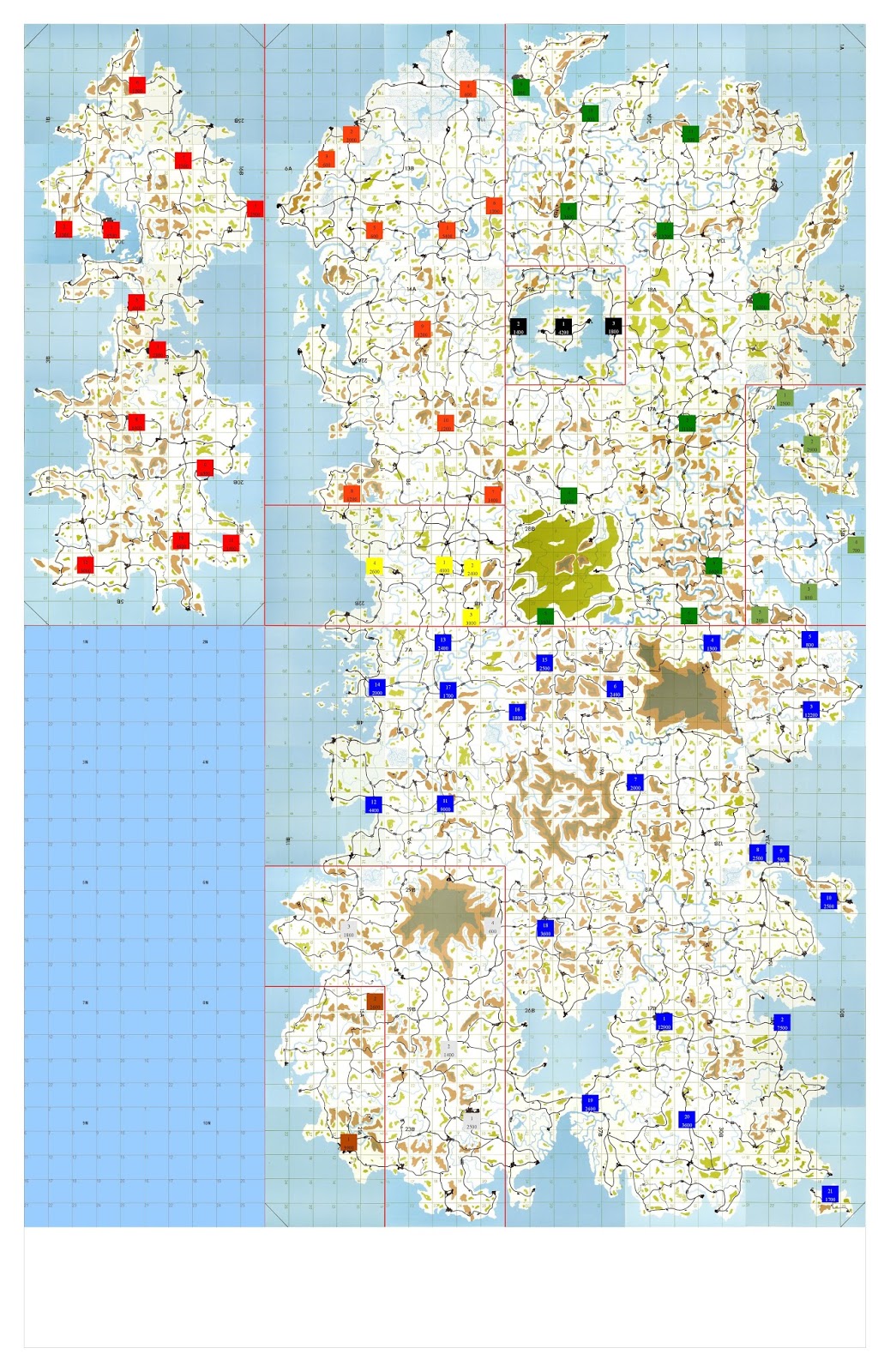 Grymauch's Solo Wargaming Blog : Napoleonic Campaign Early Map Moves