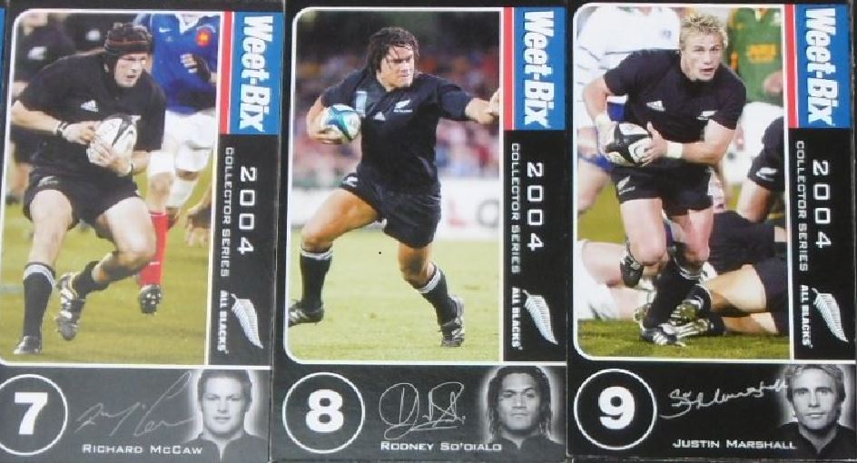 Toy Collector New Zealand: Sanitarium Weet-Bix All Blacks Rugby Cards ...