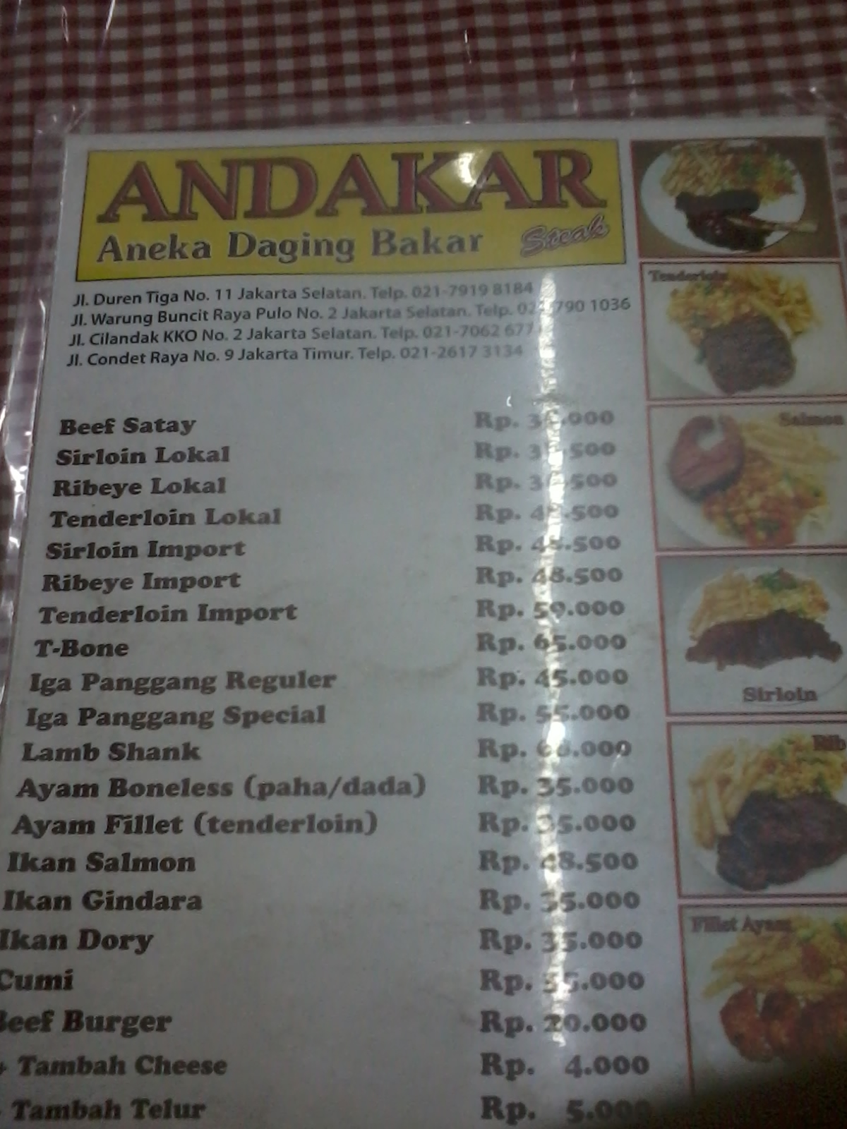 Diah Ayu Astrini: Steak Andakar