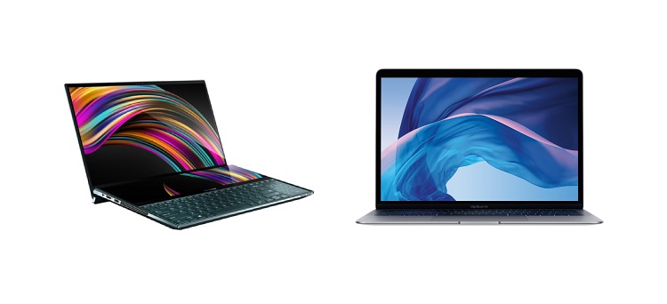 ASUS ZenBook Duo versus Apple MacBook Air