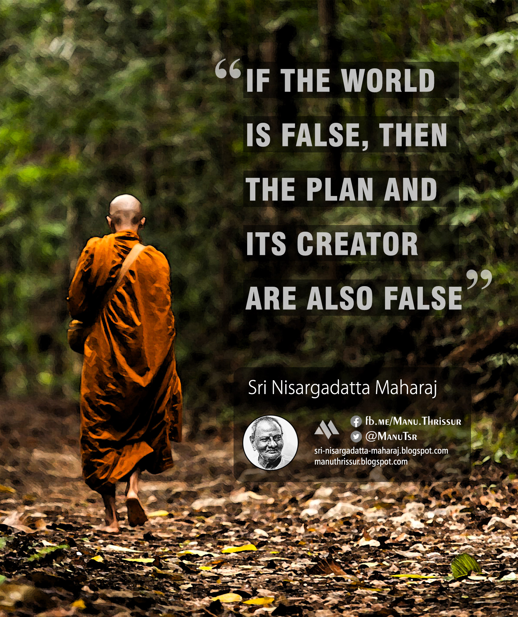 If the world is false, then the plan and its creator are also false ...
