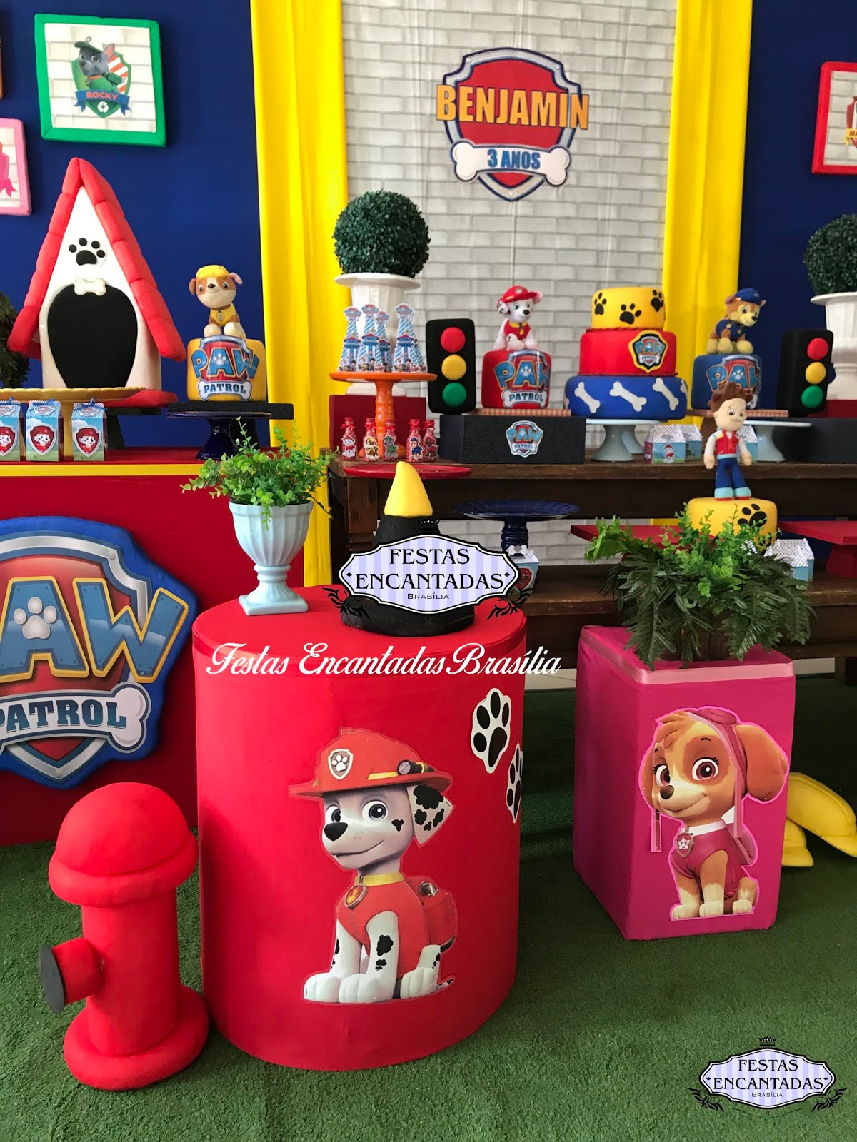 Festas Encantadas Brasília : Patrulha Canina para Benjamin!!!